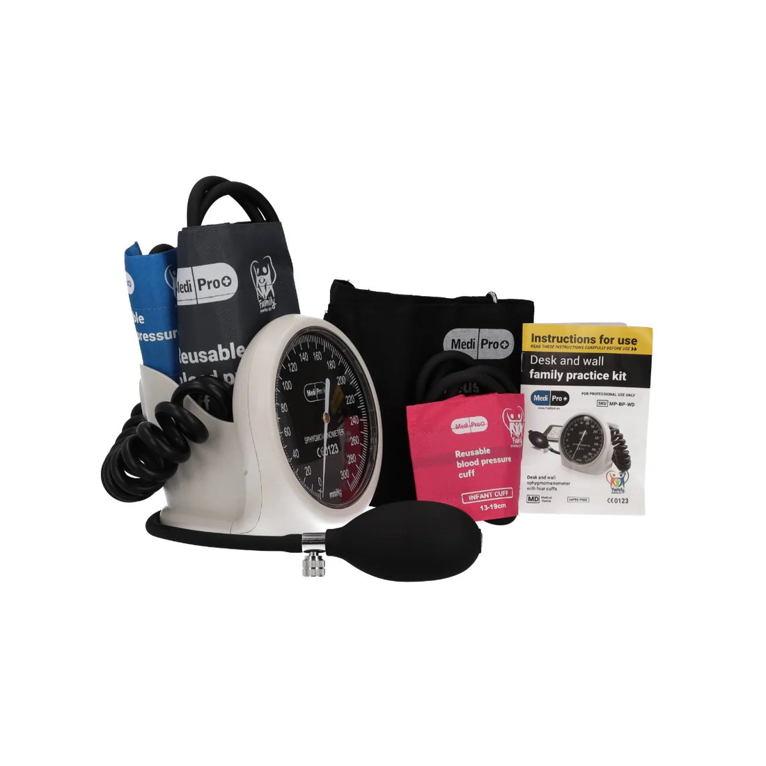 Sphymomanometer with Adult & Child Cuffs - Desk and Wall